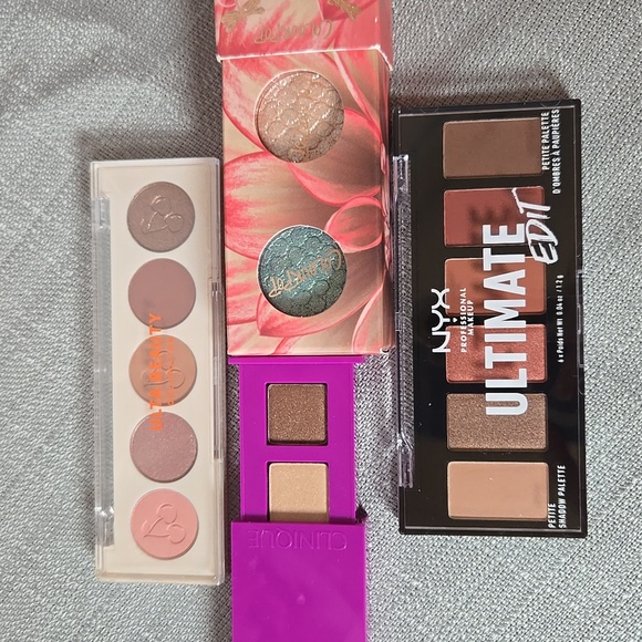 NYX | Makeup | 4 For 4 Eyeshadow Palettes Lot Nyx Clinique Colour Pop ...